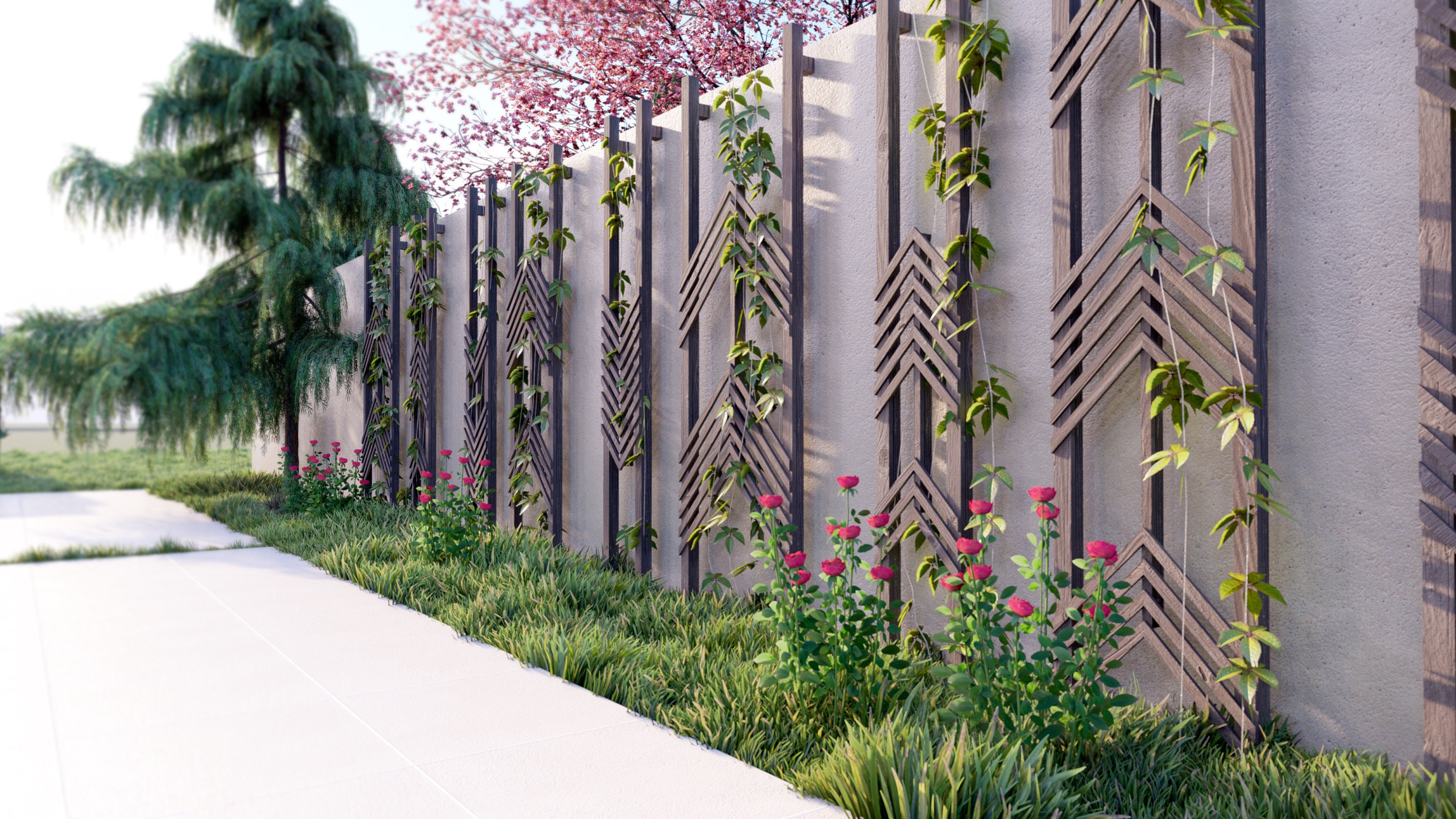 Trellis Plans / Wall Trellis / Garden Decoration / - Etsy