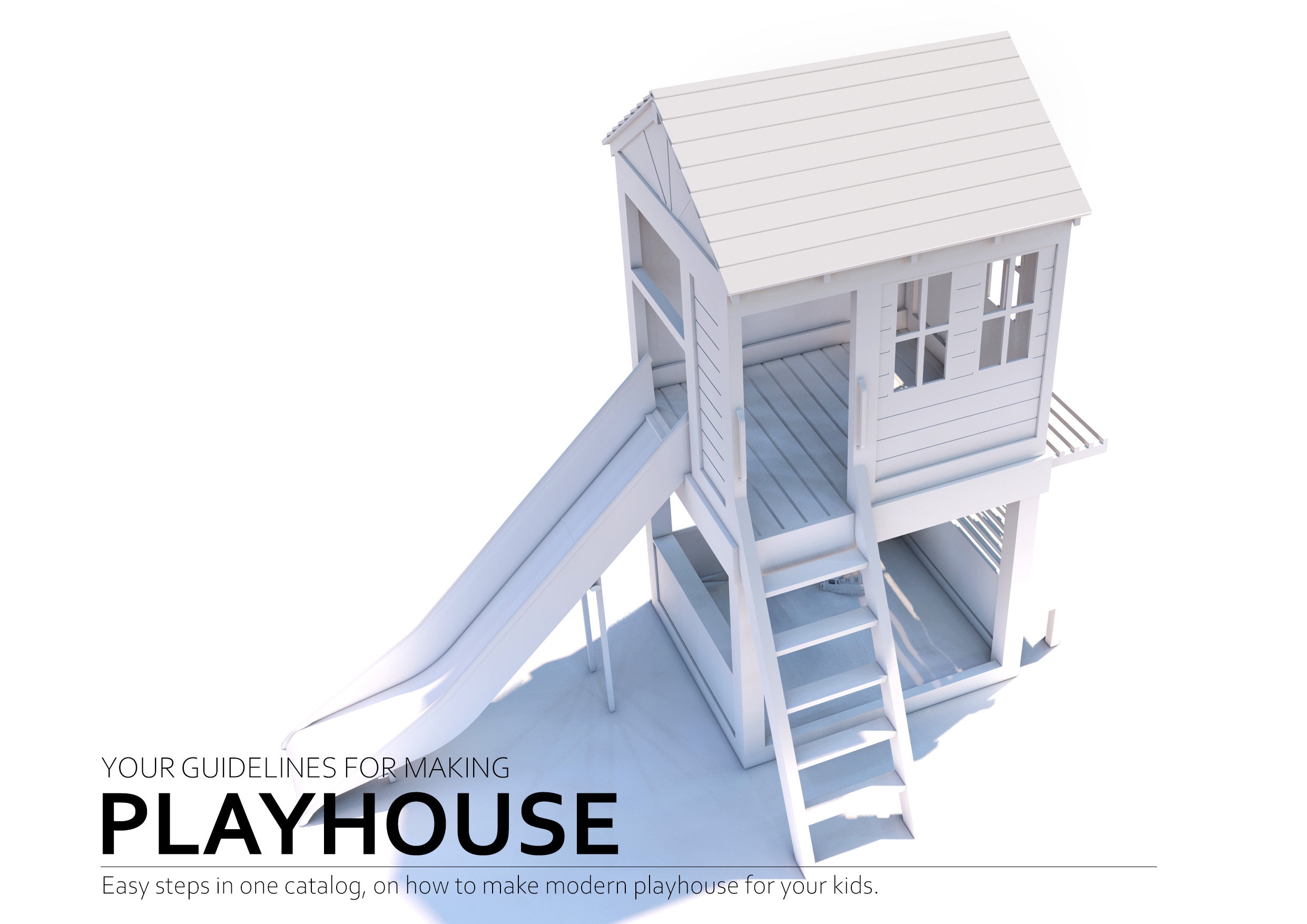 Two Story Playhouse Plans