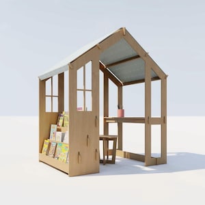 Compact Kids Workspace & Reading Hideaway - CNC Cut Plans - Pdf, Dxf ...
