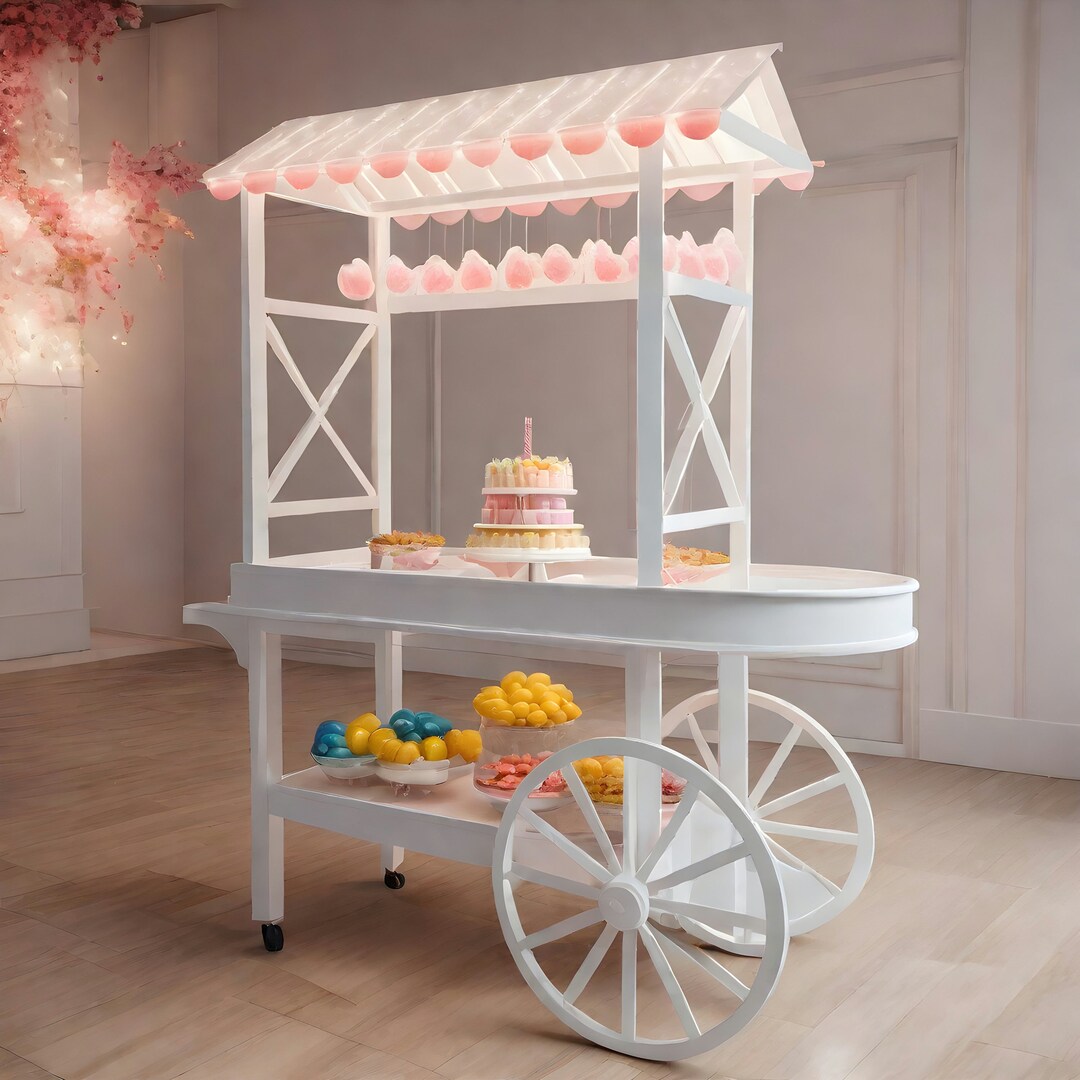 Candy Cart Plans, 23 X 60, Step-by-step Instructions, PDF FILE, Digital ...