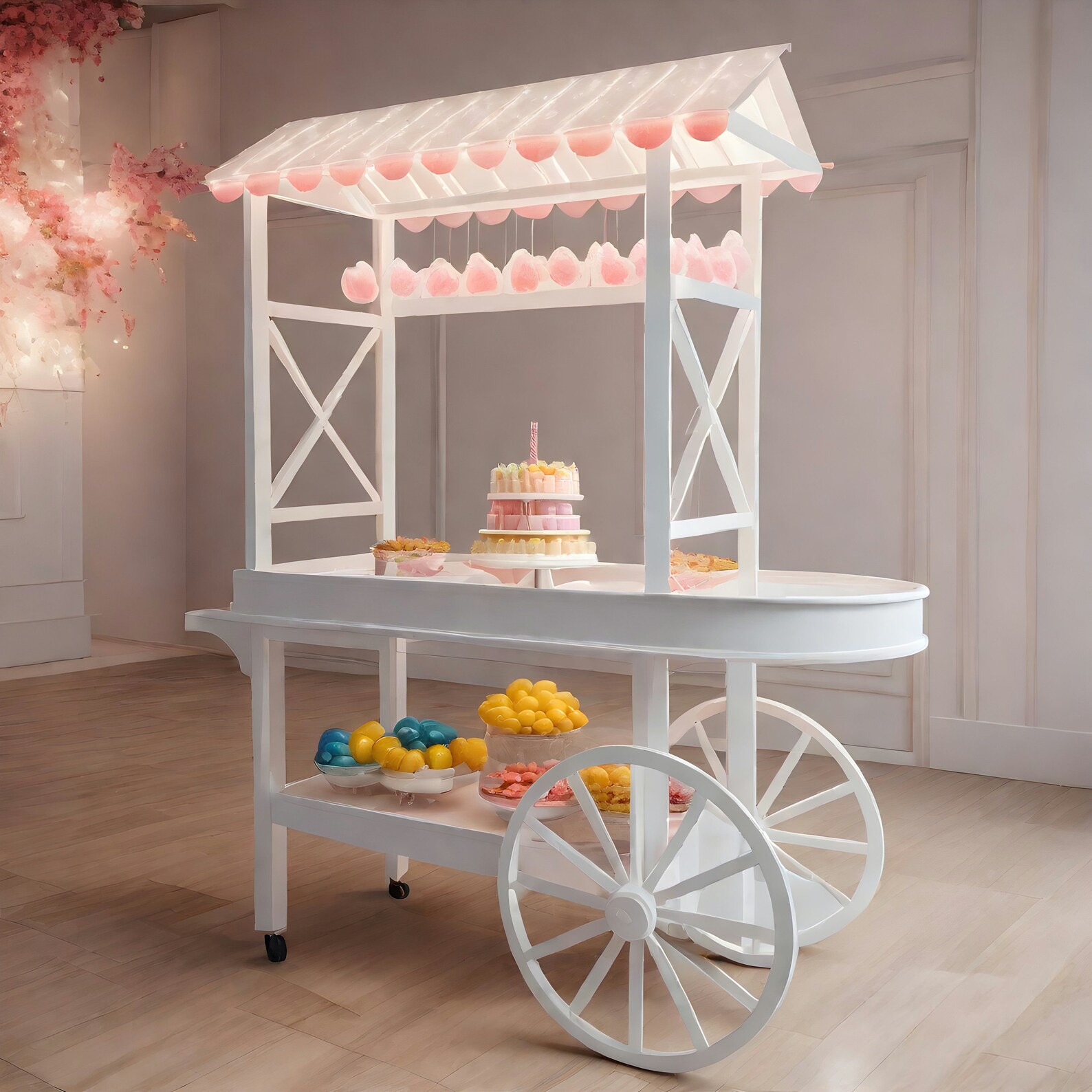Candy Cart Plans, 23 X 60, Step-by-step Instructions, PDF FILE, Digital ...