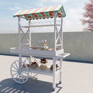 Candy Cart Plans, 23 X 60”, Step-by-step Instructions, PDF FILE ...