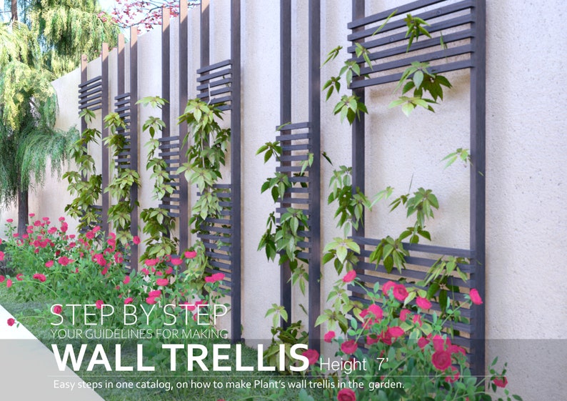 TRELLIS Plans 7ft / Step-by-step Instructions digital Download (Instant ...