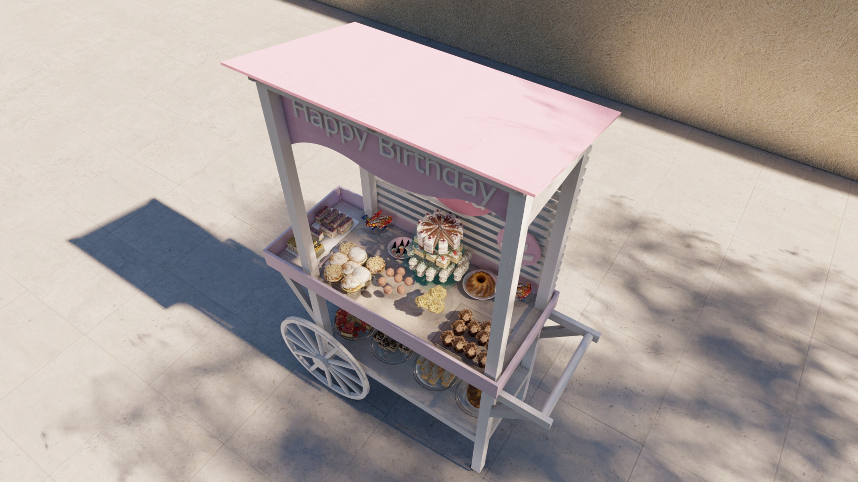 Candy Cart Plans 25 X 60 / Step-by-step Instructions PDF - Etsy