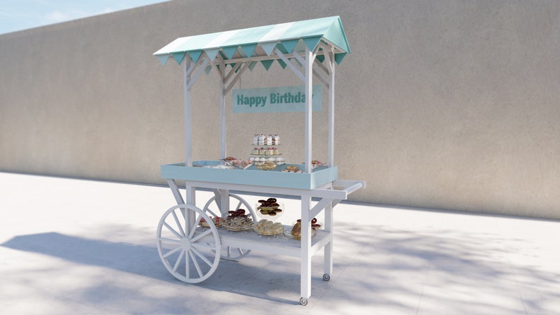 Candy Cart Plans / 23 X60 / Step-by-step Instructions - Etsy