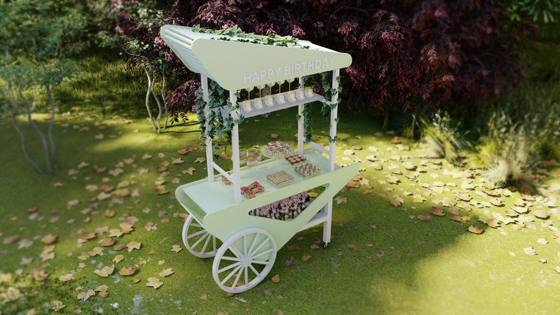 Candy Cart Plans, Step-by-step Instructions, PDF FILE, digital Download ...