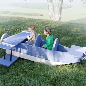 Wooden Airplane Playhouse Plans - DIY - Digital Download - Etsy