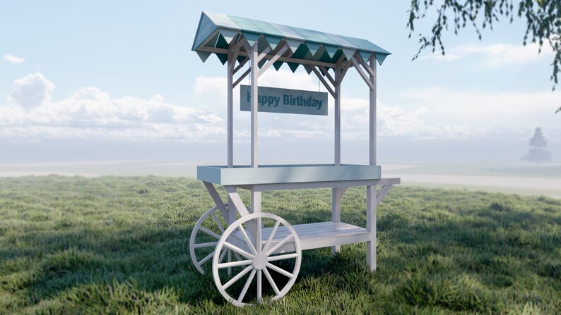 Candy Cart Plans / 23 X60 / Step-by-step Instructions - Etsy