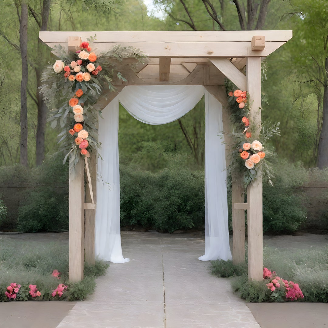 WEDDING ARBOR PLANS 3’ X 5’ / Step-by-step Instructions ( Digital ...