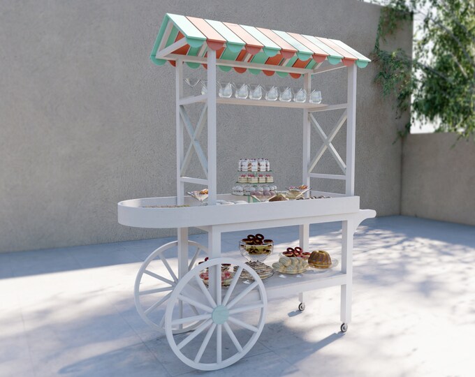 Candy Cart Plans, 23 X 60, Step-by-step Instructions, PDF FILE, Digital ...