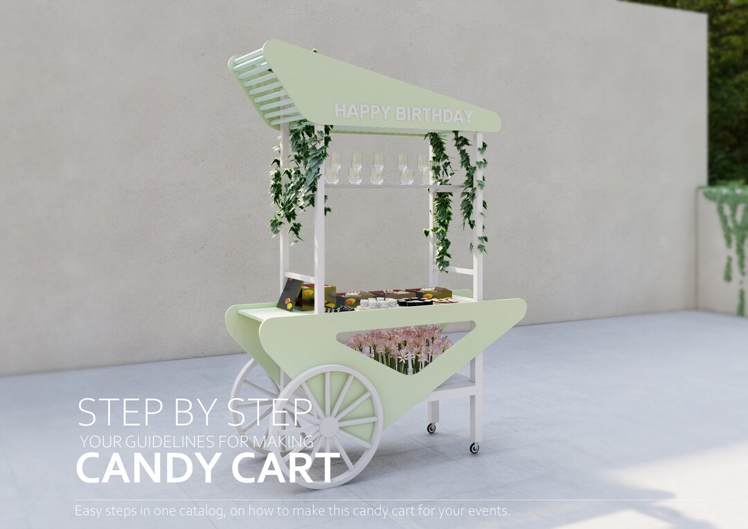 Candy Cart Plans / Step-by-step Instructions Digital File - Etsy