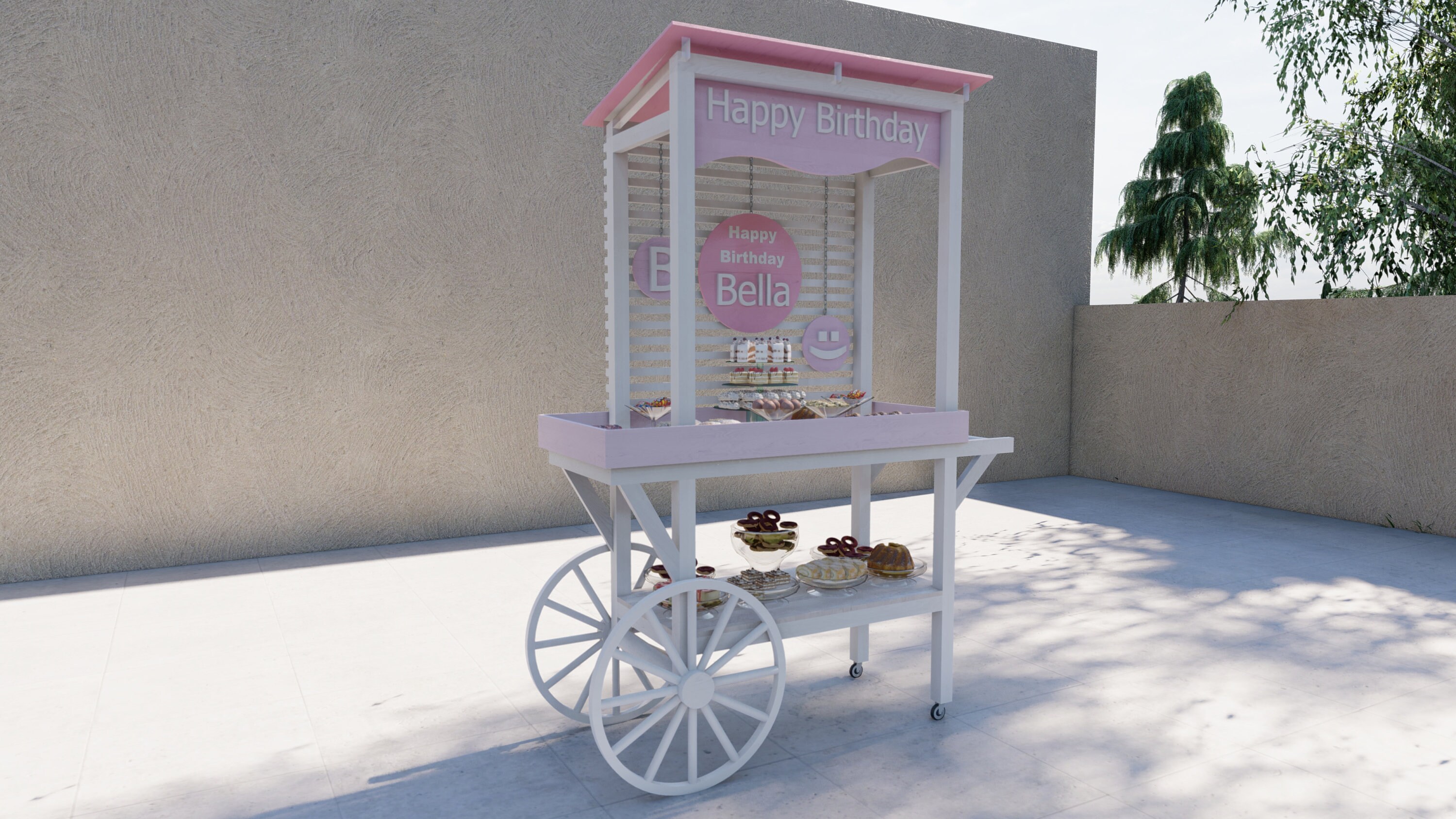Candy Cart Plans 25 X 60 / Step-by-step Instructions PDF - Etsy