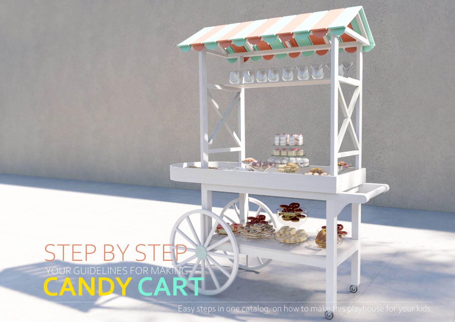 Candy Cart Plans / 23 X 60 / Step-by-step Instructions - Etsy