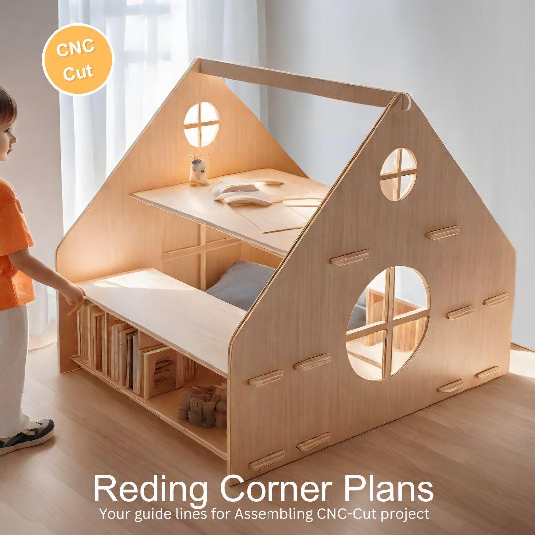 Playhouse Bench, Cnc-cut PLAYHOUSE Plans, Bench and Table for Kids ...