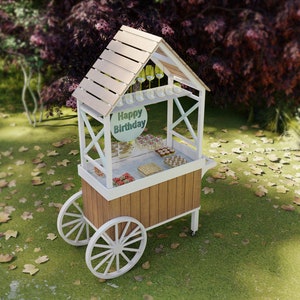 Candy Cart Plans, 25 X60, Step-by-step Instructions, Digital Download ...