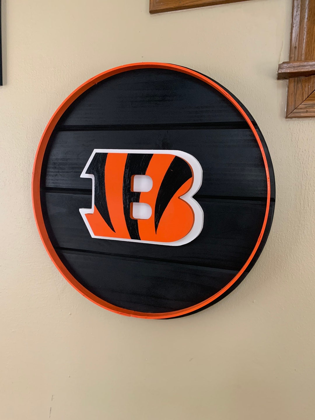 Handmade Wooden Cincinnati Bengals Sign - Etsy