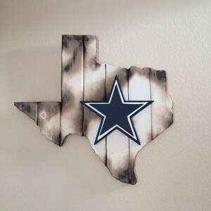 Handmade Dallas Cowboys Wooden Sign | Etsy