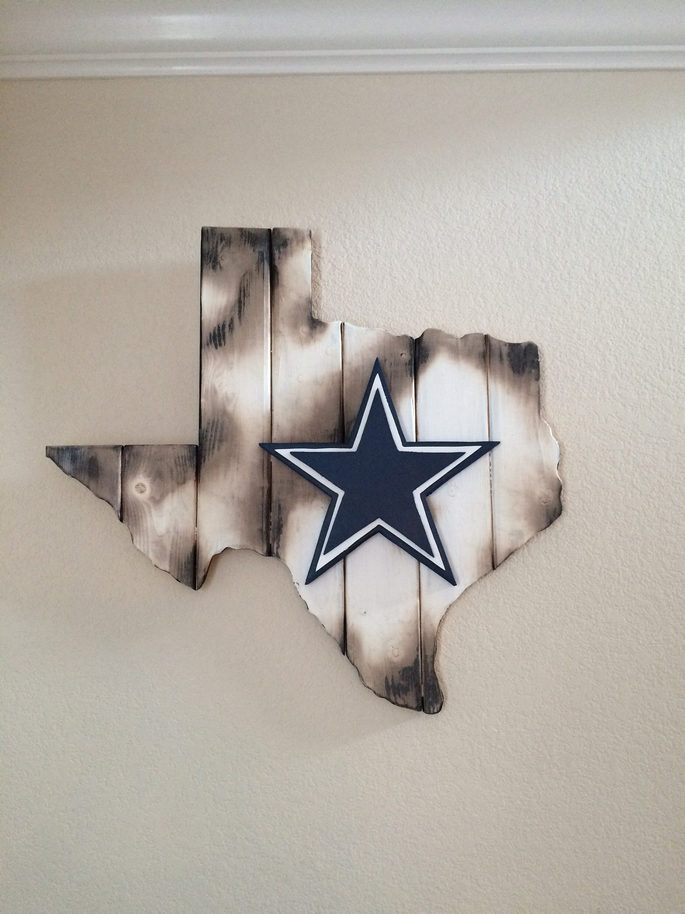Handmade Dallas Cowboys Wooden Sign - Etsy