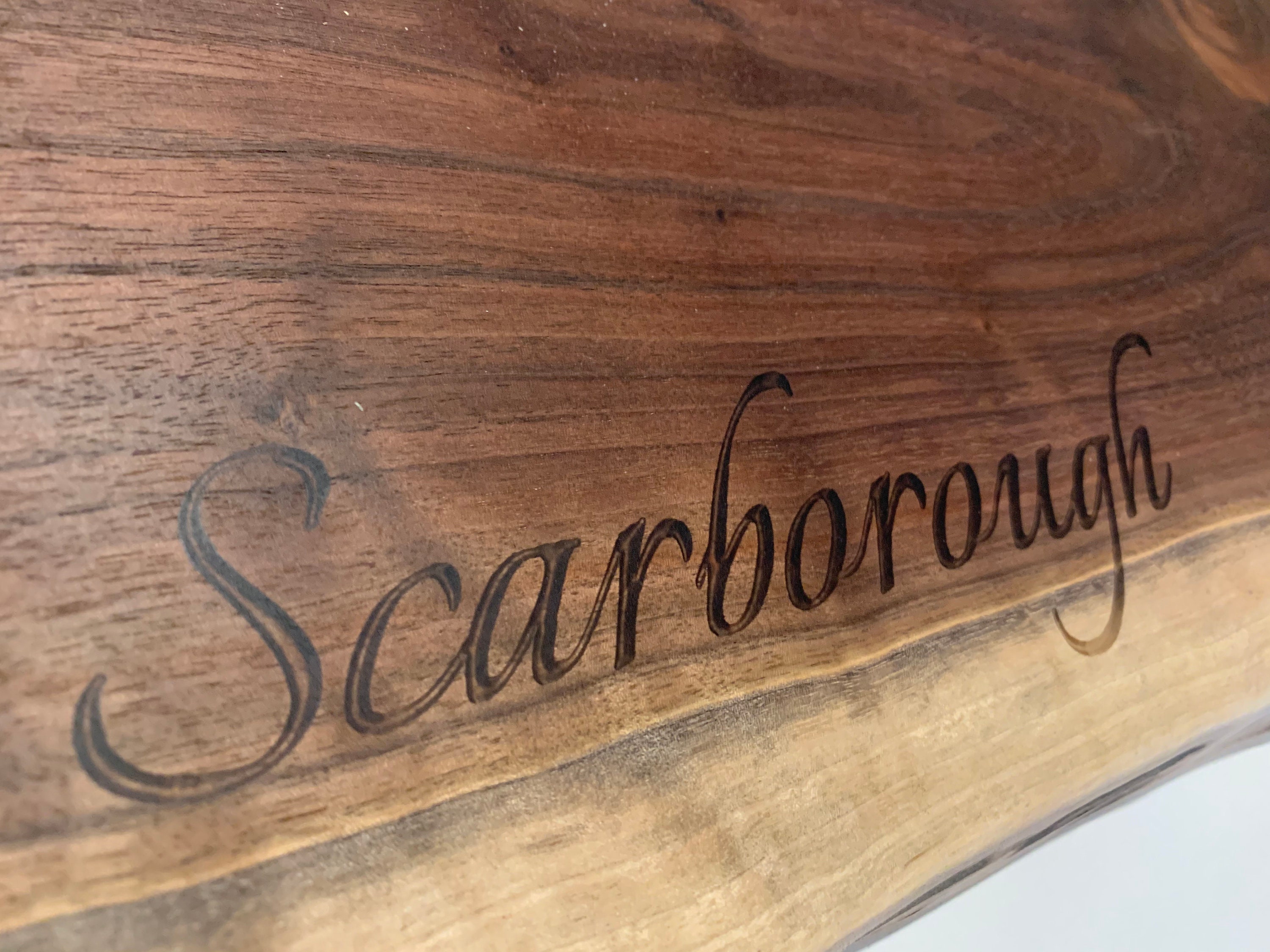 Live Edge Walnut Butcher Block Customizable | Etsy