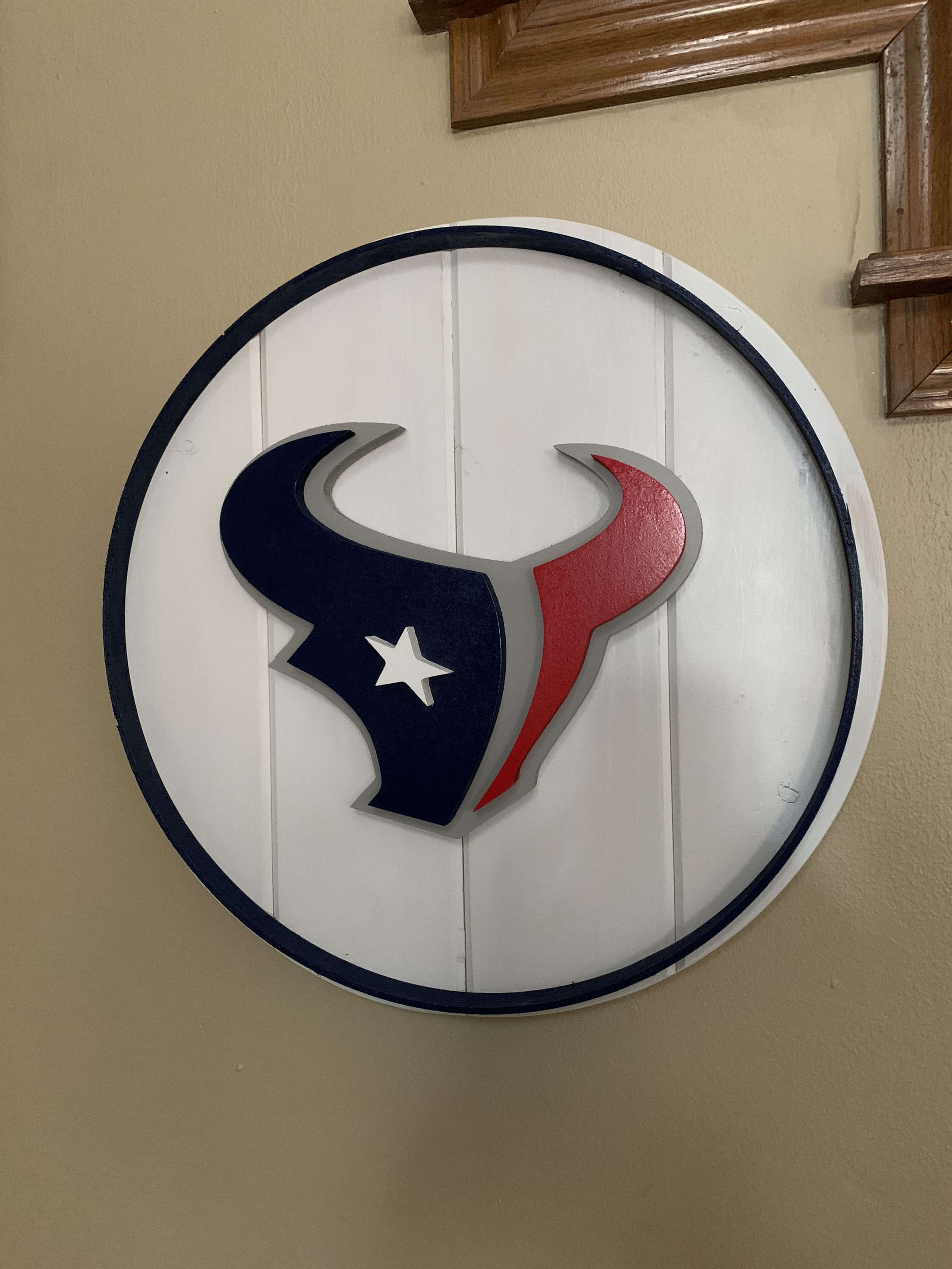 Handmade Wooden Houston Texans Sign - Etsy