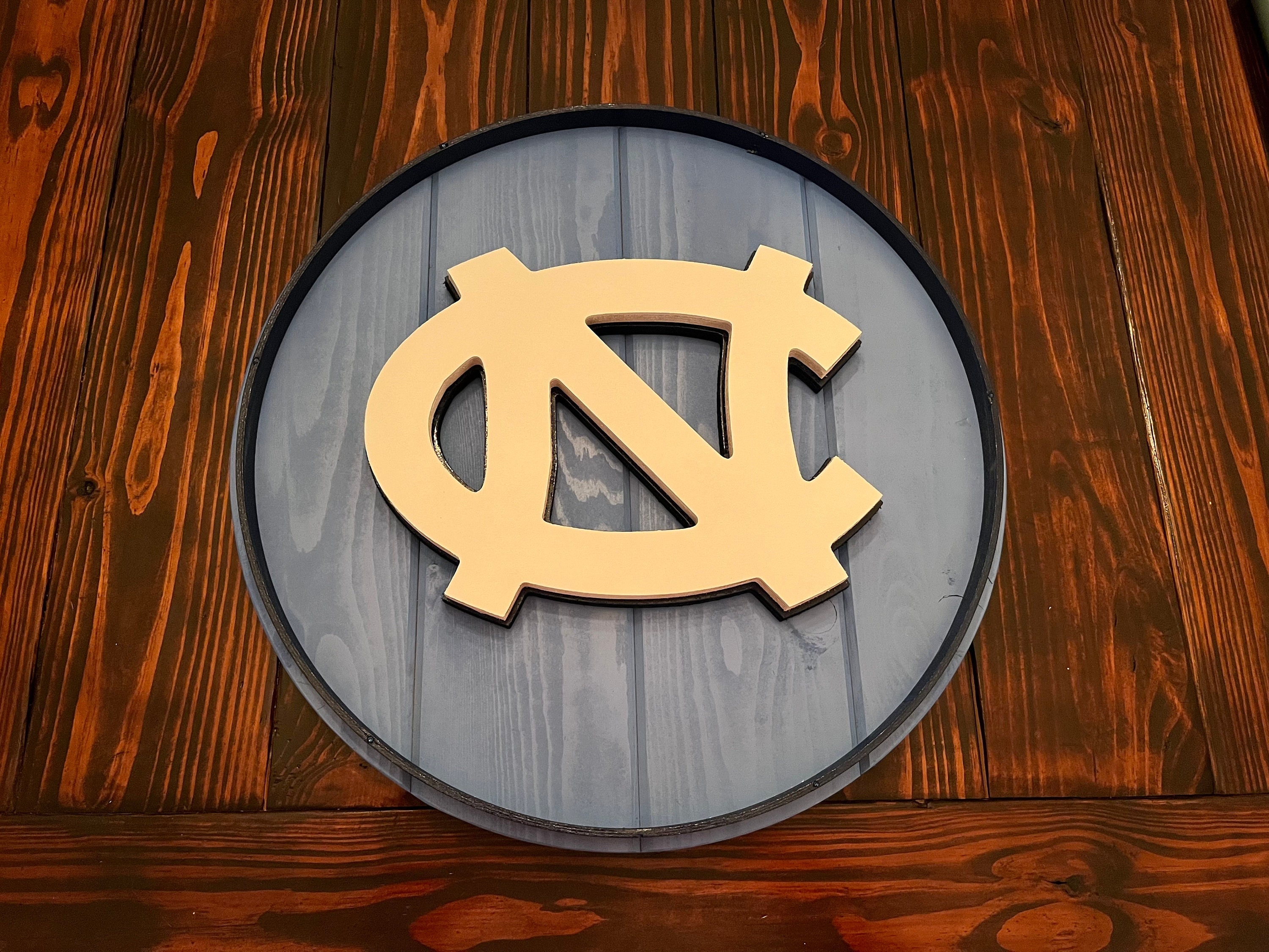 Handmade Wooden University of North Carolina Sign - Etsy