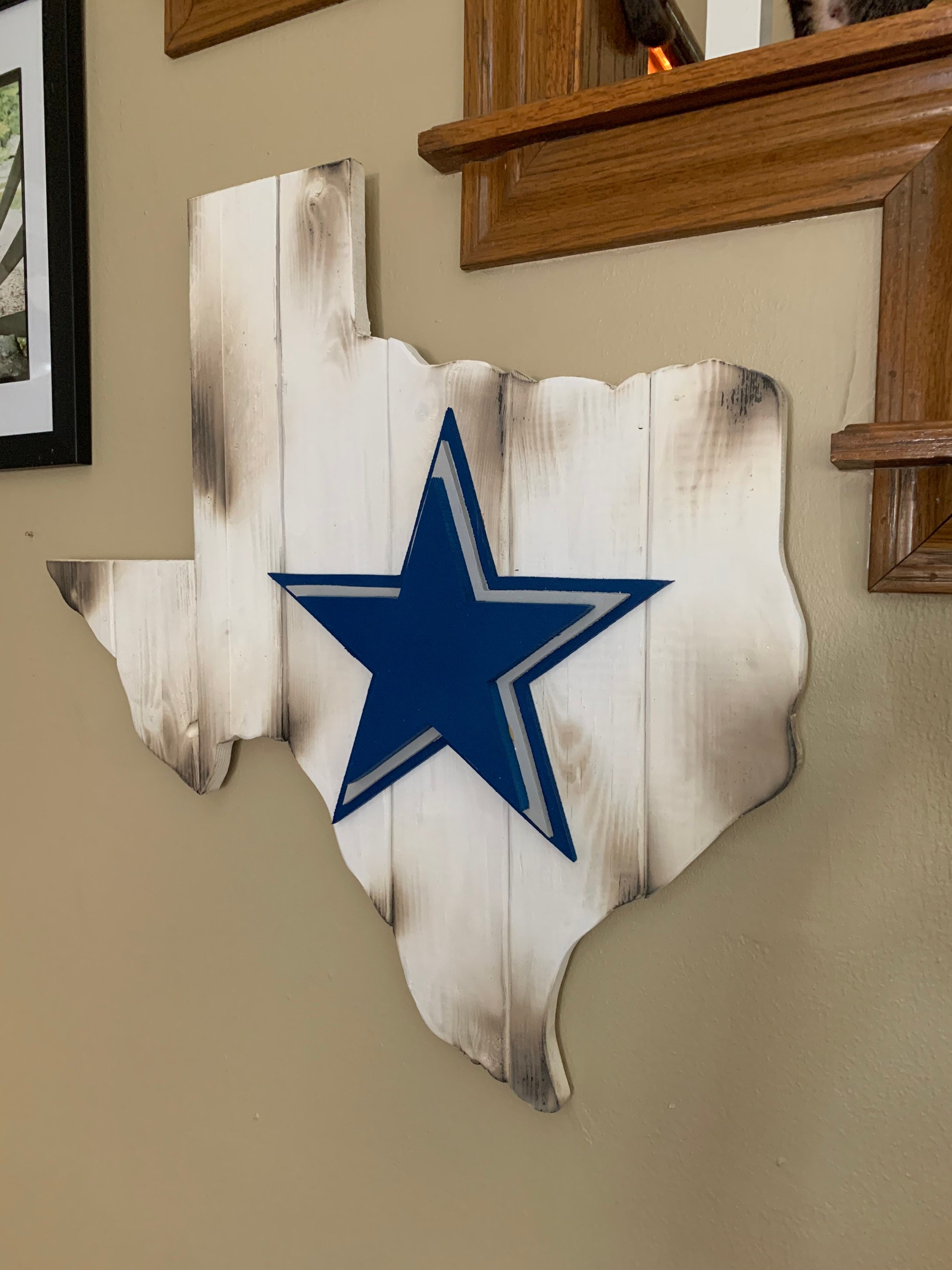 Handmade Dallas Cowboys Wooden Sign - Etsy