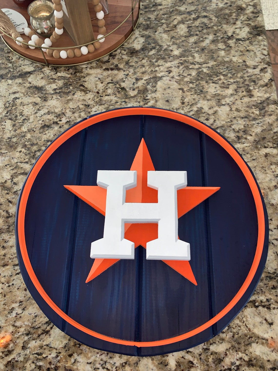 Handmade Wooden Houston Astros Sign - Etsy