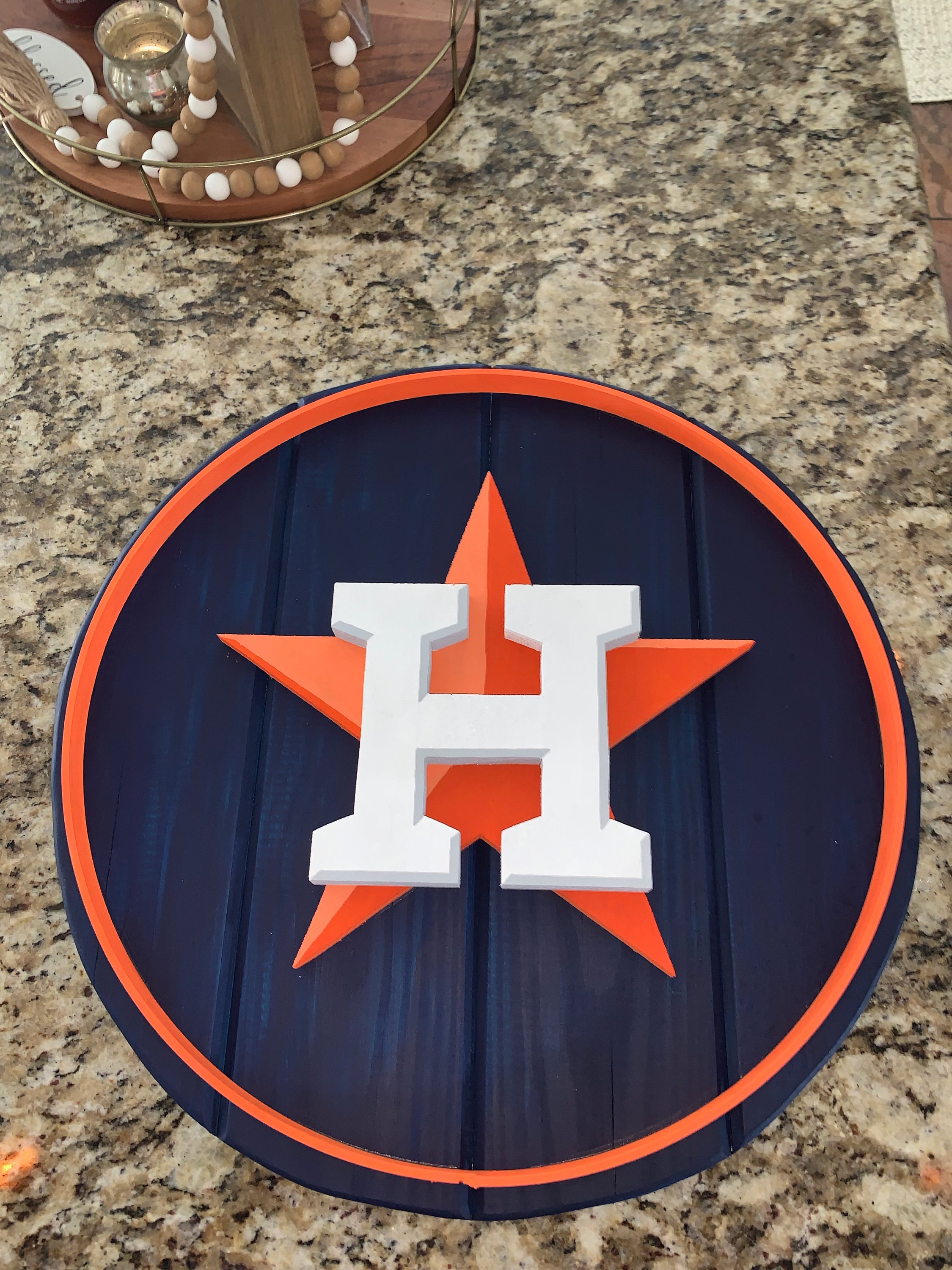 Handmade Wooden Houston Astros Sign - Etsy.de