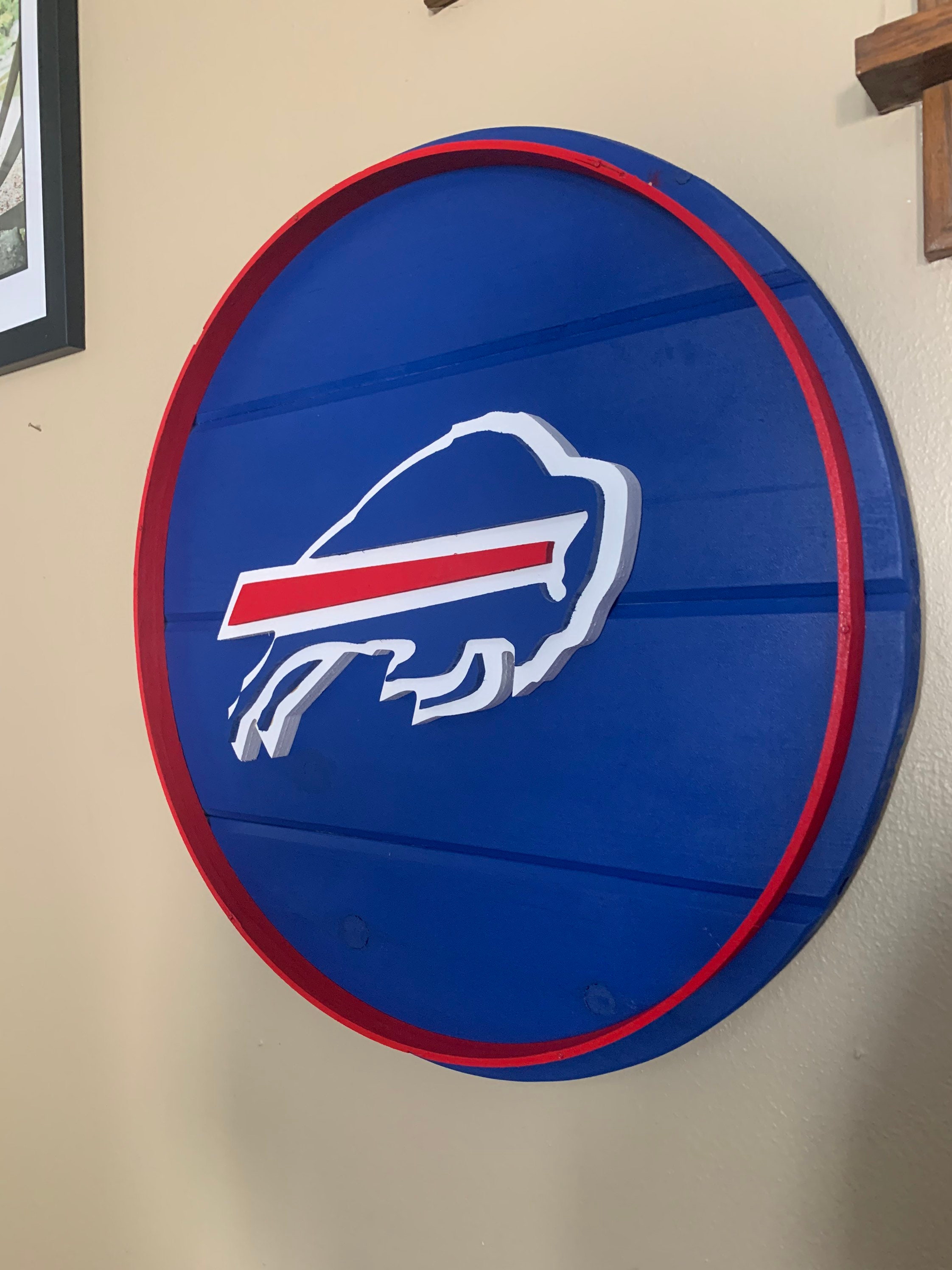 Handmade Wooden Buffalo Bills Sign - Etsy