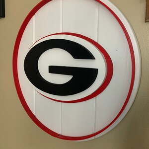 Handmade Wooden Georgia Bulldogs Sign - Etsy