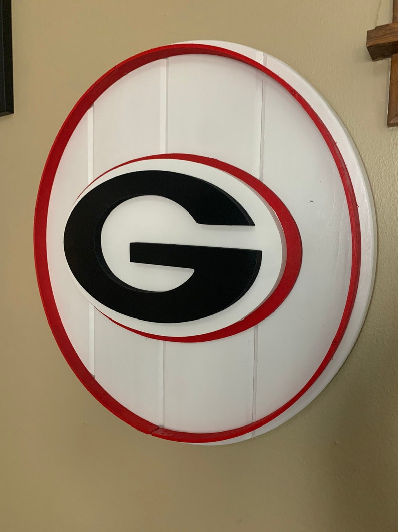 Handmade Wooden Georgia Bulldogs Sign | Etsy