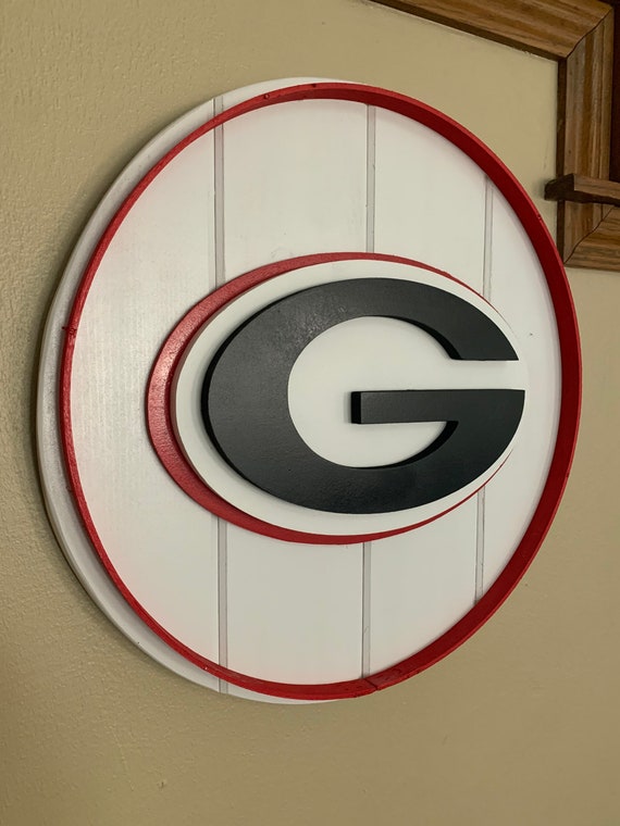 Handmade Wooden Georgia Bulldogs Sign | Etsy