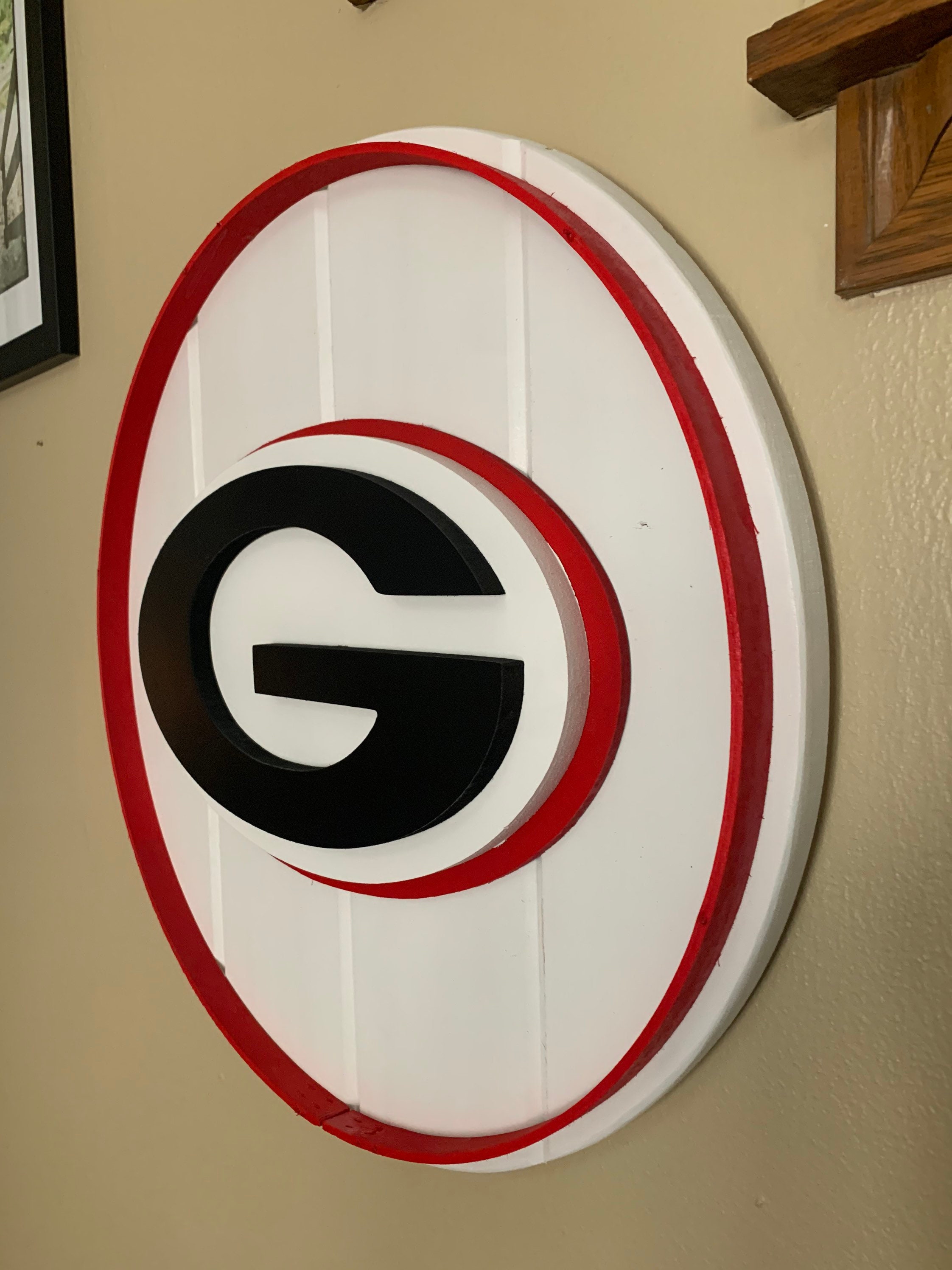 Handmade Wooden Georgia Bulldogs Sign - Etsy