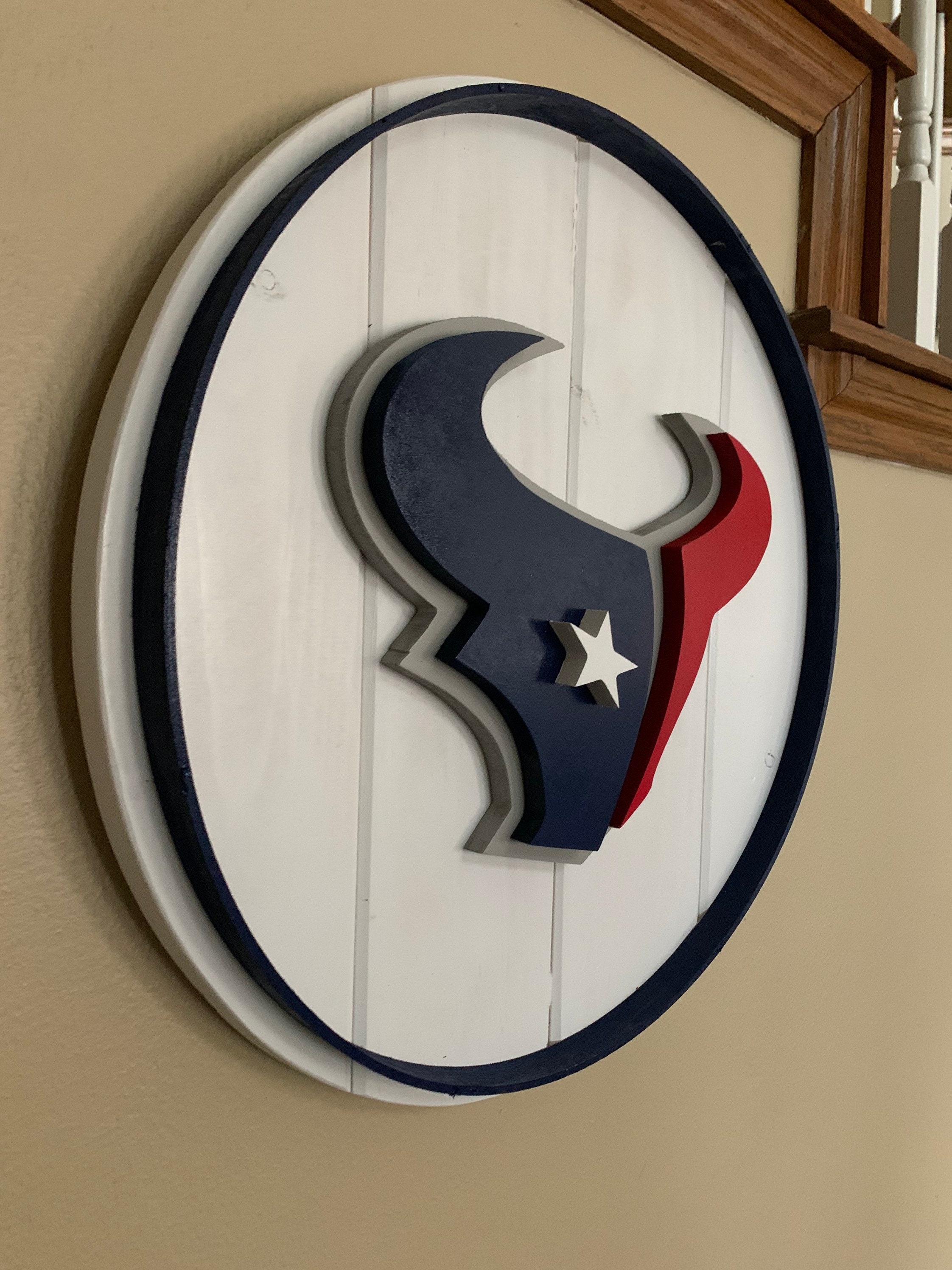 Handmade Wooden Houston Texans Sign - Etsy