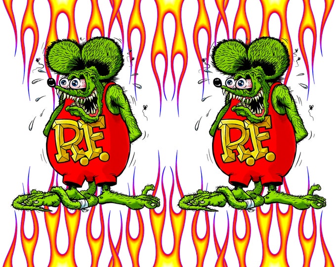 Rat Fink PNG - Etsy