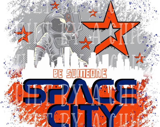 Space City Astros PNG - Etsy