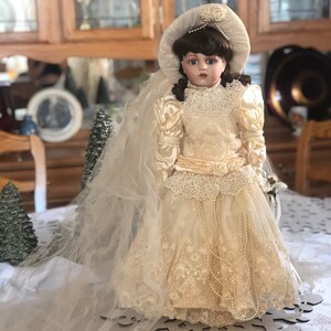 Victorian Bru Bride Doll by Franklin Mint - Etsy