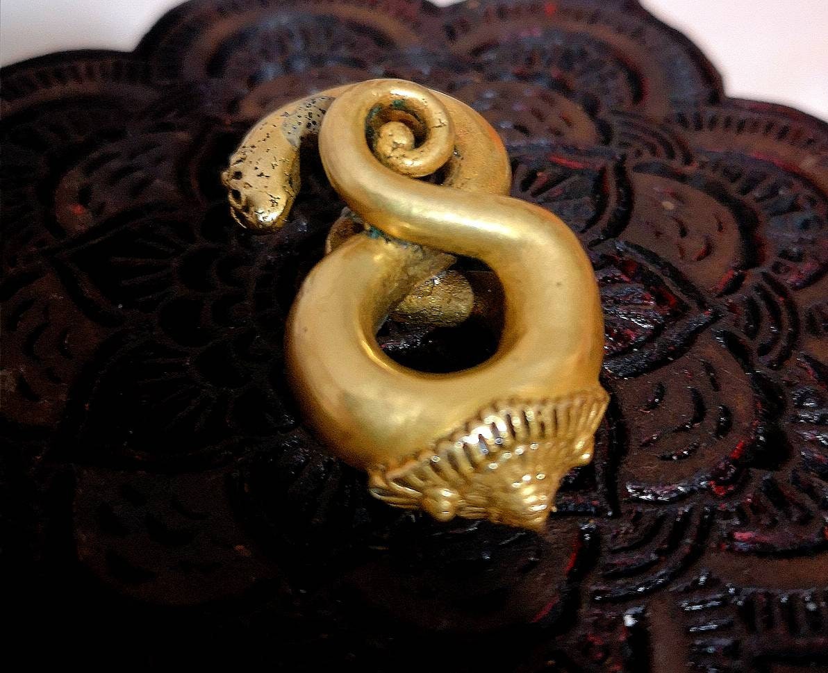 Tribal Weight for Lobe Expansion Brass Ear Weight - Etsy