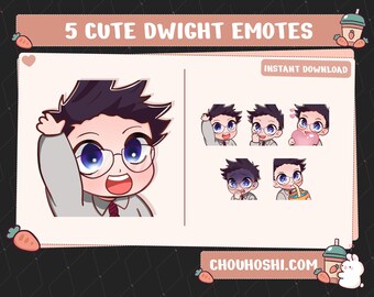 Dwight Twitch Emotes - Etsy