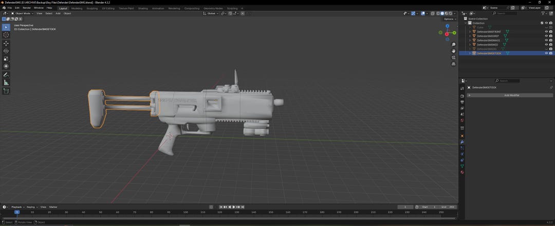 Helldivers 2 - Defender SMG - 3D Printing Files - Etsy