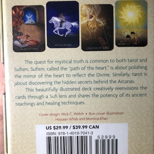 The Sufi Tarot by Ayeda Husain is a Big 78 Card Deck & Guidebook That ...