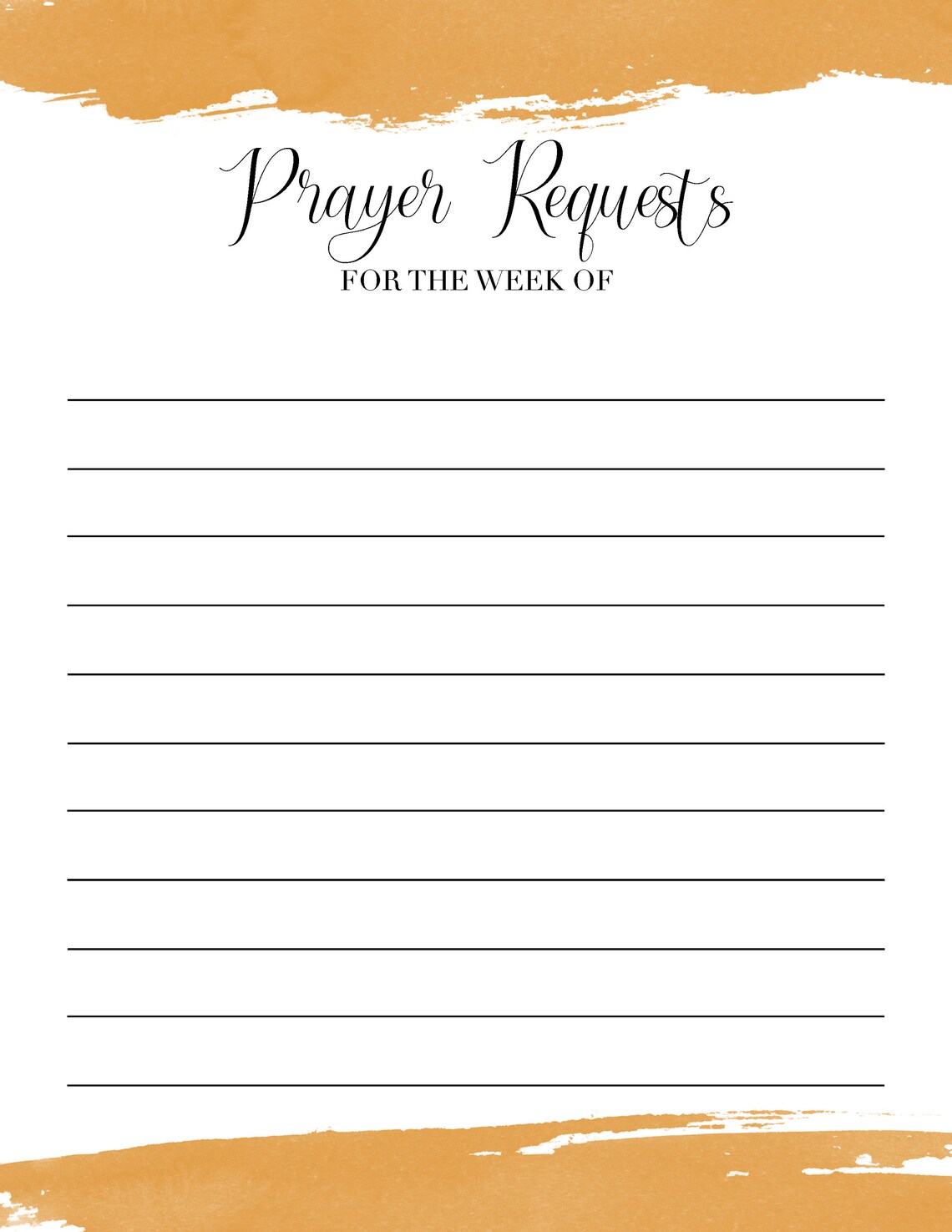 Prayer Request Colorful Print Pack | Etsy