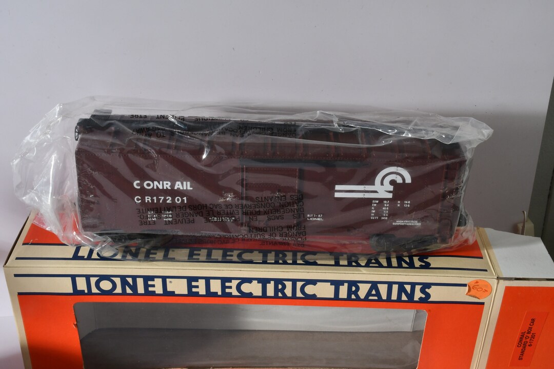 1984 Vintage Lionel Conrail Box Car O Gauge, Lionel 6-17201 O Conrail ...