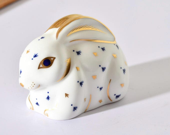 Miniature Royal Crown Derby Porcelain Rabbit Bunny - Etsy