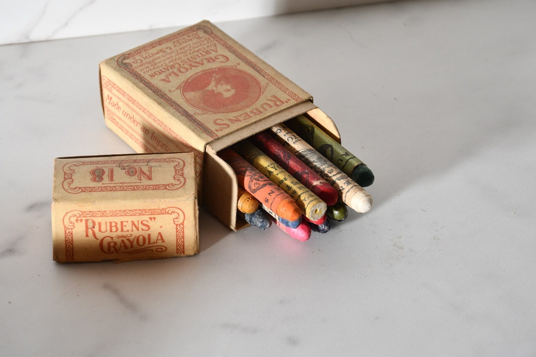 Victorian Era Crayons Rubens 18 Crayolas 1900s With Original - Etsy