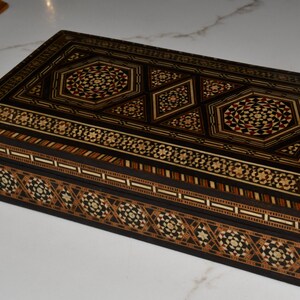 Inlaid Morrocan, Syrian Wood Box With Mother of Pearl Accents Jewelry ...