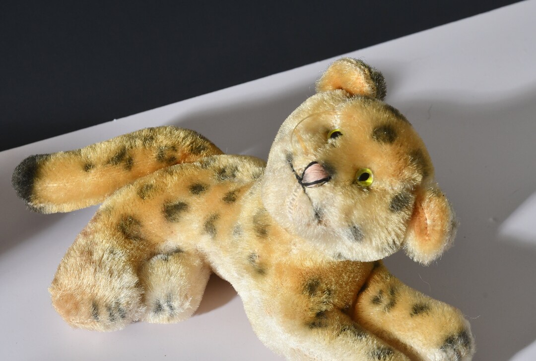 Dakin Vintage 1960s 70s Mohair Small Leopard Plush Toy - Etsy