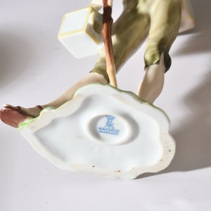 Kaiser Porcelain Figurines the Bird Seller and Flute Player Pair W ...