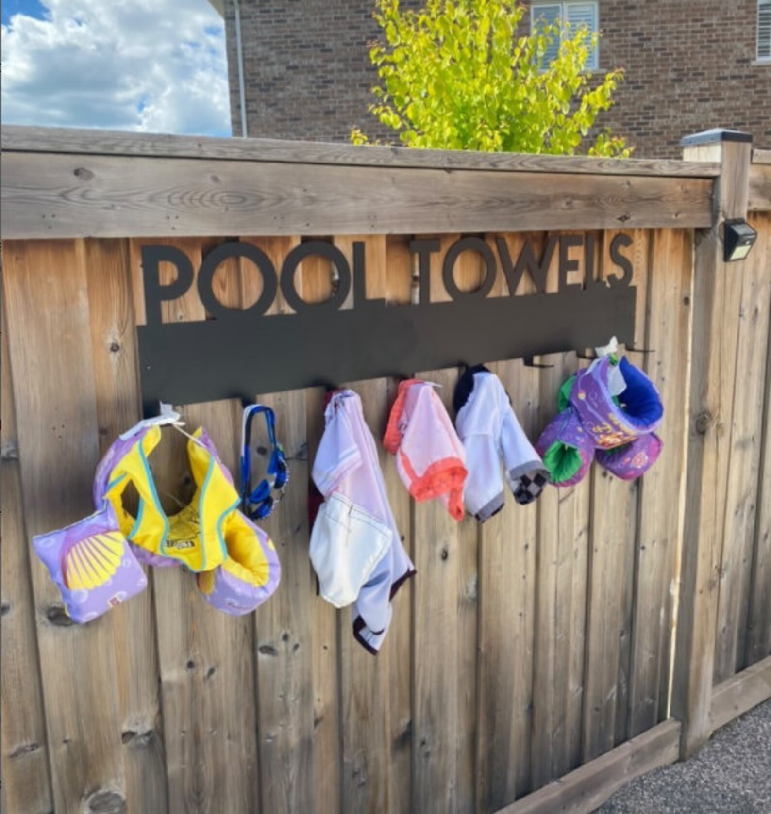 Towel Rack pool Towel, Trunks & Towels, Towel Hanger - Etsy Canada