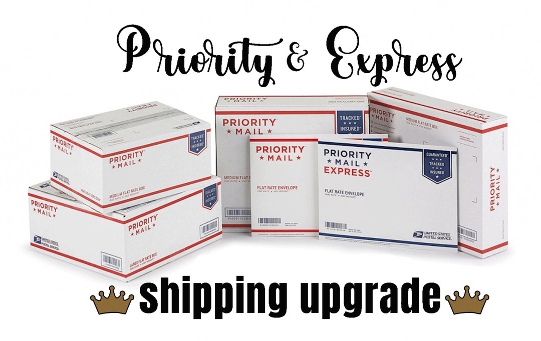 Priority Mail and Priority Mail Express Shipping Upgrade - Etsy